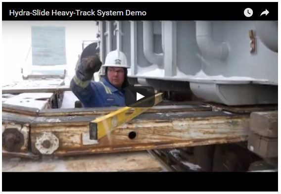 Hydra-Slide Heavy-Track Skidding System Field Demonstration
